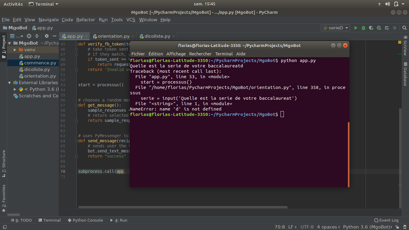 Subprocess python - comment sa fonctionne par The Baron - page 1 - OpenClassrooms